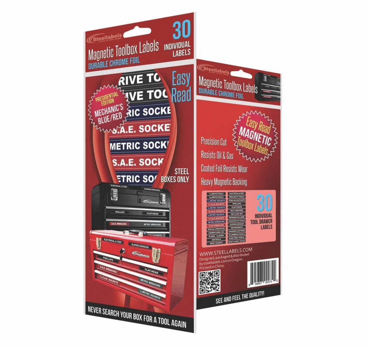 Toolbox Magnets 12-Pack – 3D Printed Metal Labels For Tool Chests ...